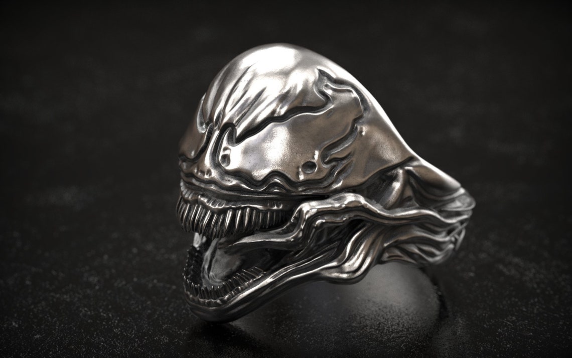Venom Ring Marvel Movie Ring Superhero Ring Horror - Etsy