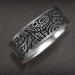 Aztec Pattern Ring , Mens Ring , Mayan Wedding Ring , 925 Sterling ...