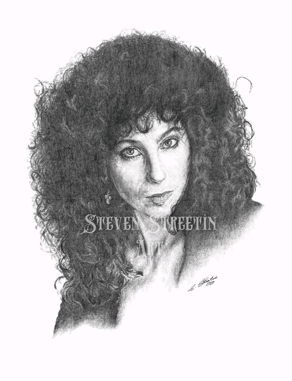 Cher in Pencil - Etsy UK