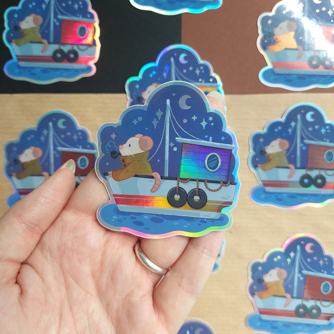 Sailor Mouse Holographic Sticker - Etsy