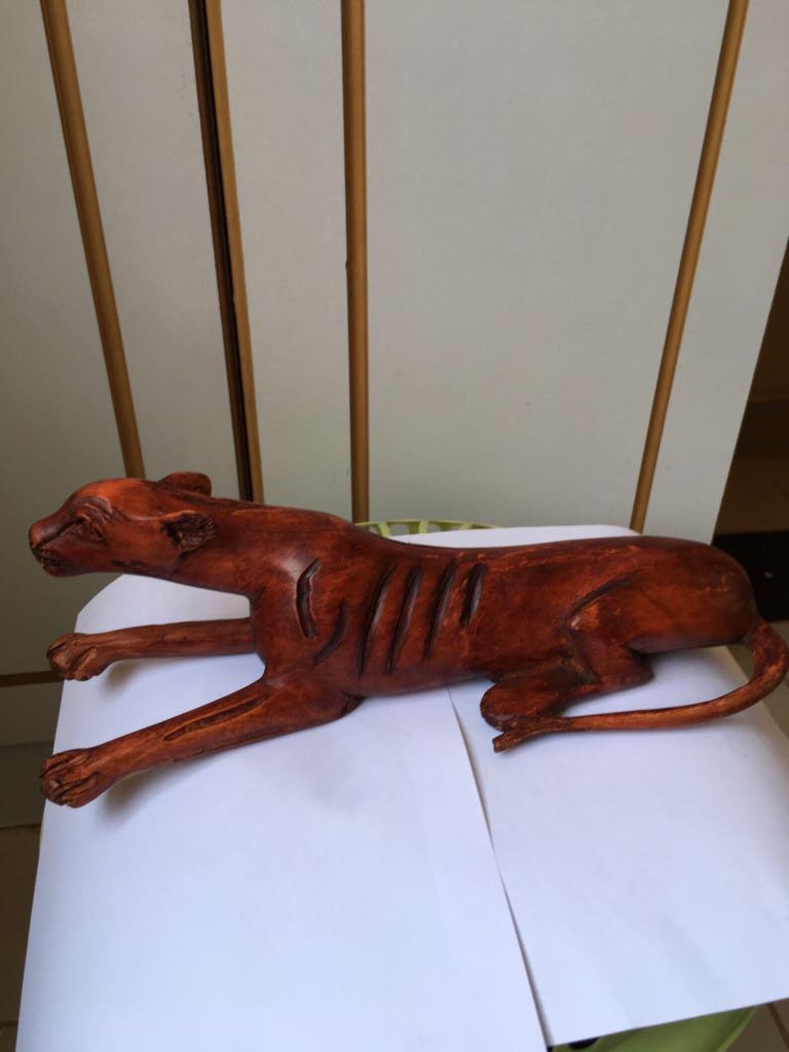 ON SALE African Wooden Lioness Carving Handcrafted Lioness | Etsy