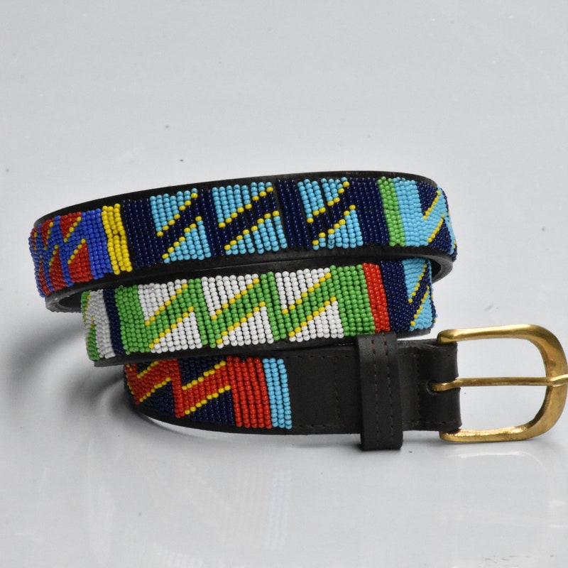 Mexican Beaded Belt - Etsy