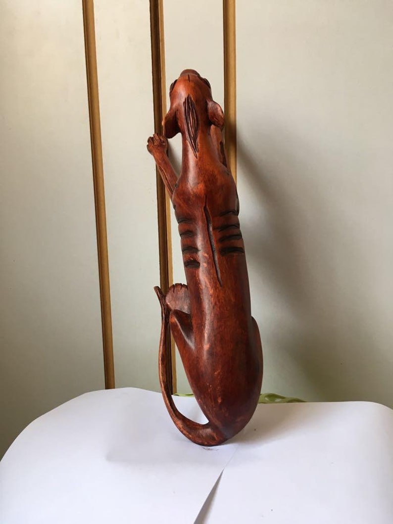 ON SALE African Wooden Lioness Carving Handcrafted Lioness | Etsy