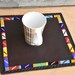 ON SALE Table Mat, Beaded Leather Table Mat, Leather Mat, African ...