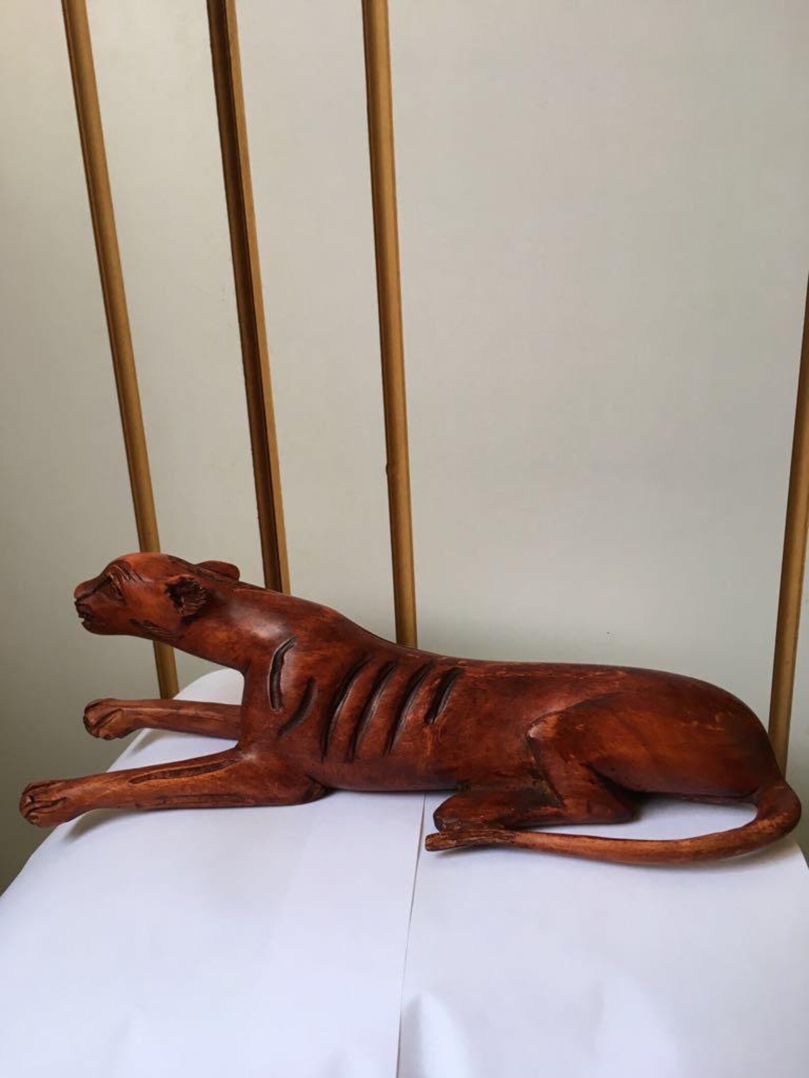 ON SALE African Wooden Lioness Carving Handcrafted Lioness | Etsy