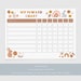 Boho Reward Chart, Printable Sticker Chart for Kids, Boho, Bunnies ...