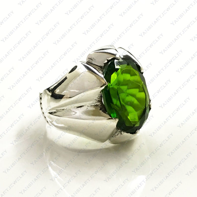 Peridot Ring / Peridot Handmade Ring / Birthstone Ring / - Etsy