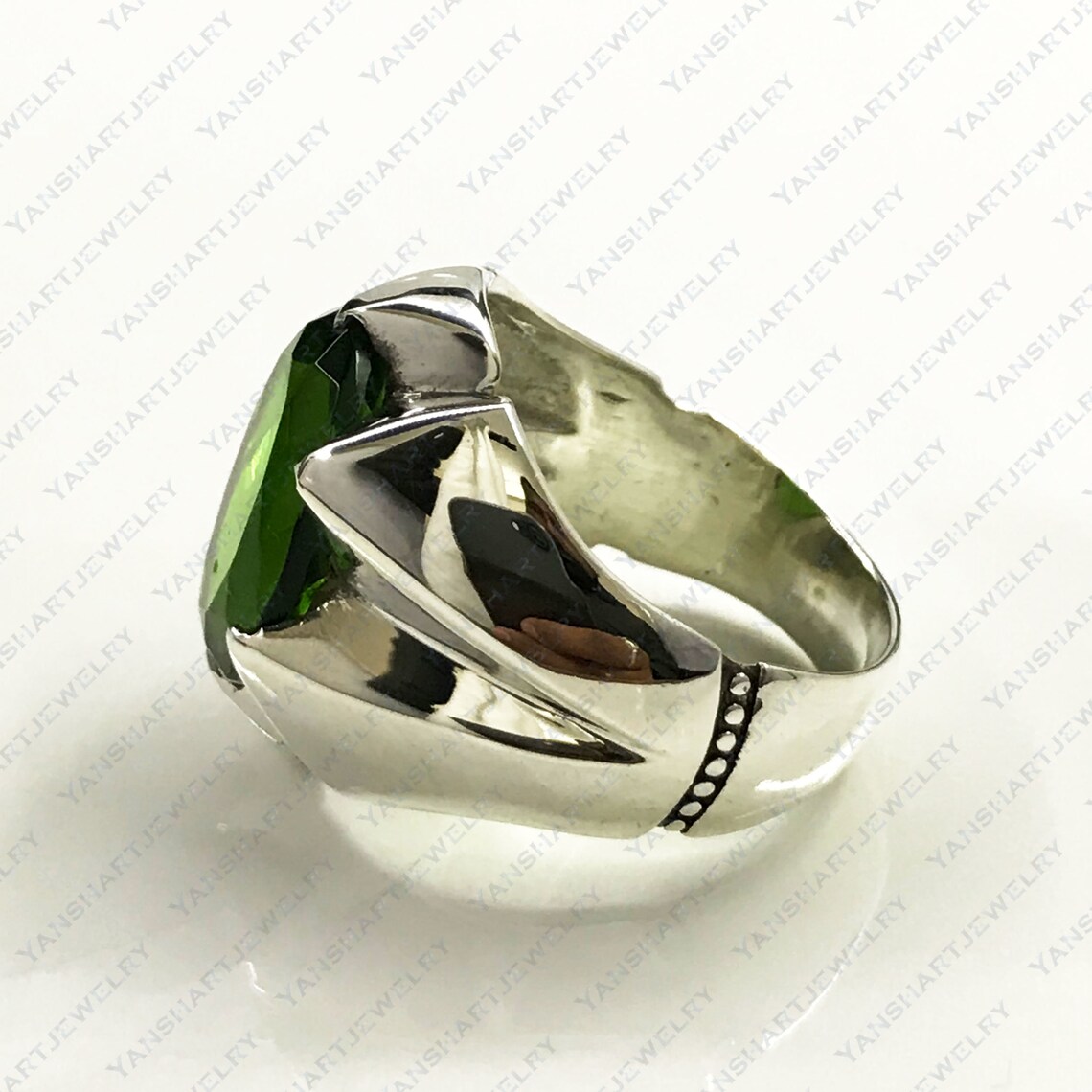 Peridot Ring / Peridot Handmade Ring / Birthstone Ring / - Etsy