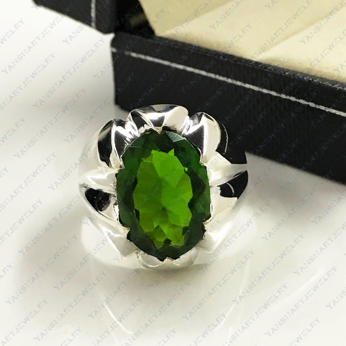 Peridot Ring / Peridot Handmade Ring / Birthstone Ring / - Etsy