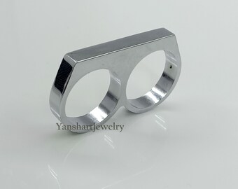 Double Finger Ring - Etsy