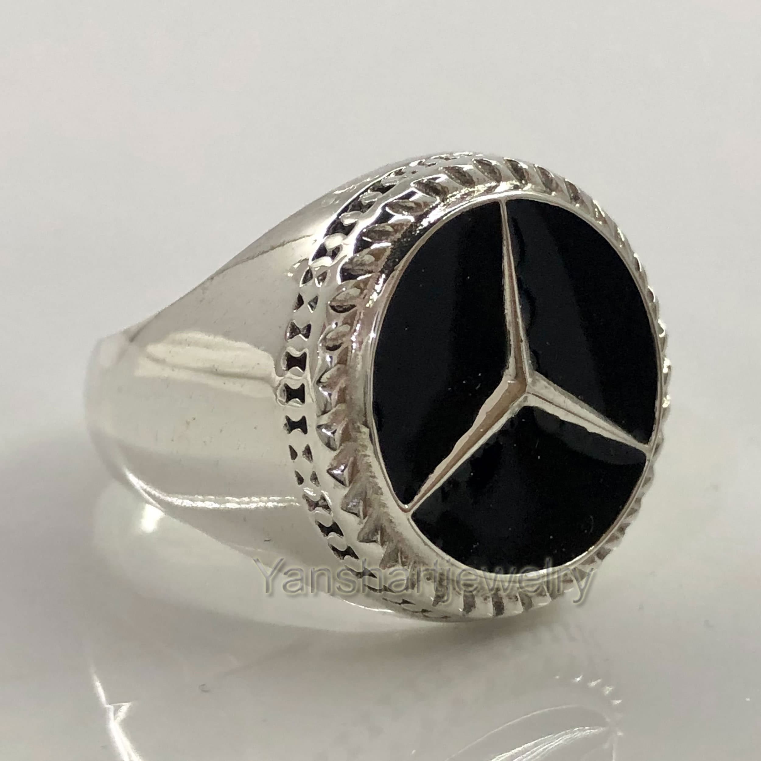 MERCEDES RING Latest Design 3D Mercedes Benz Ring Mercedes | Etsy