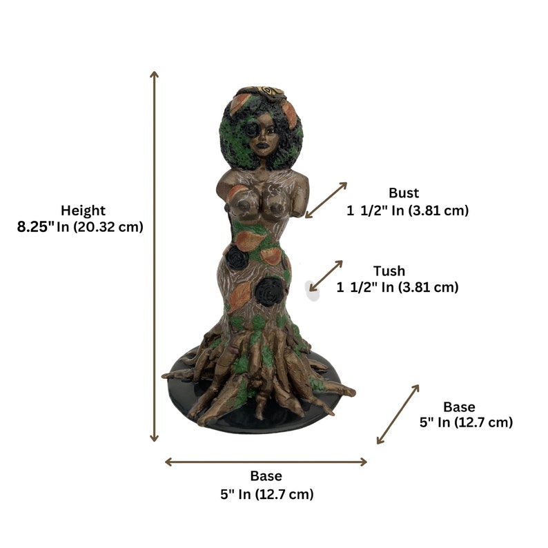 Handmade Lady Candle Holder , African American Hand Painted Bust ...