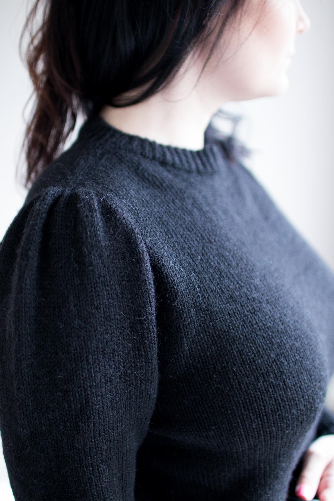 Gro Sweater and T-shirt - Knitting Pattern Puffed Sleeve Shoulder ...