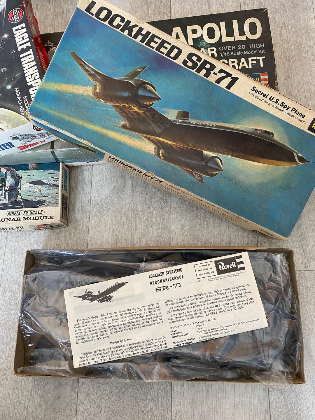 Revell Lockheed SR-71 Blackbird Spy Plane Model Kit - Etsy UK