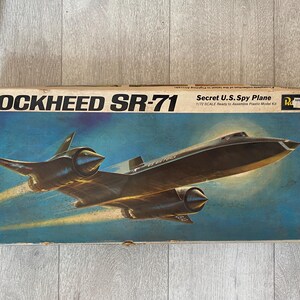 Revell Lockheed SR-71 Blackbird Spy Plane Model Kit - Etsy UK