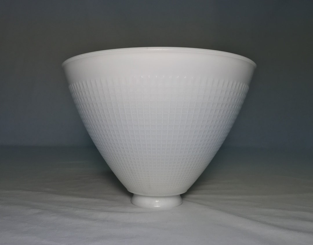 Antique Corning 8" Torchiere Floor Lamp Shade White Milk Glass Floor ...