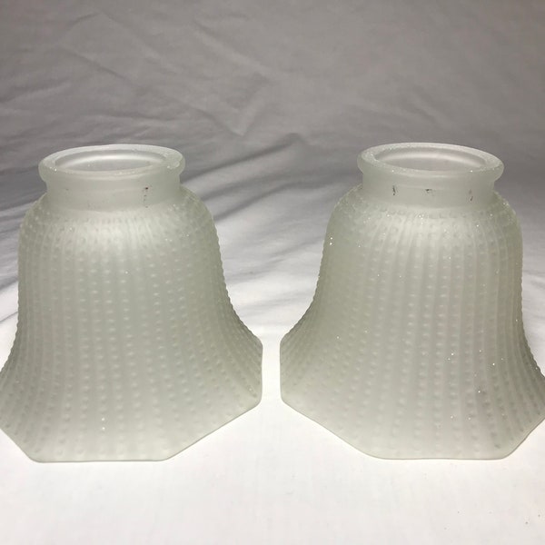 Antique Frosted Glass Lamp Shades - Etsy