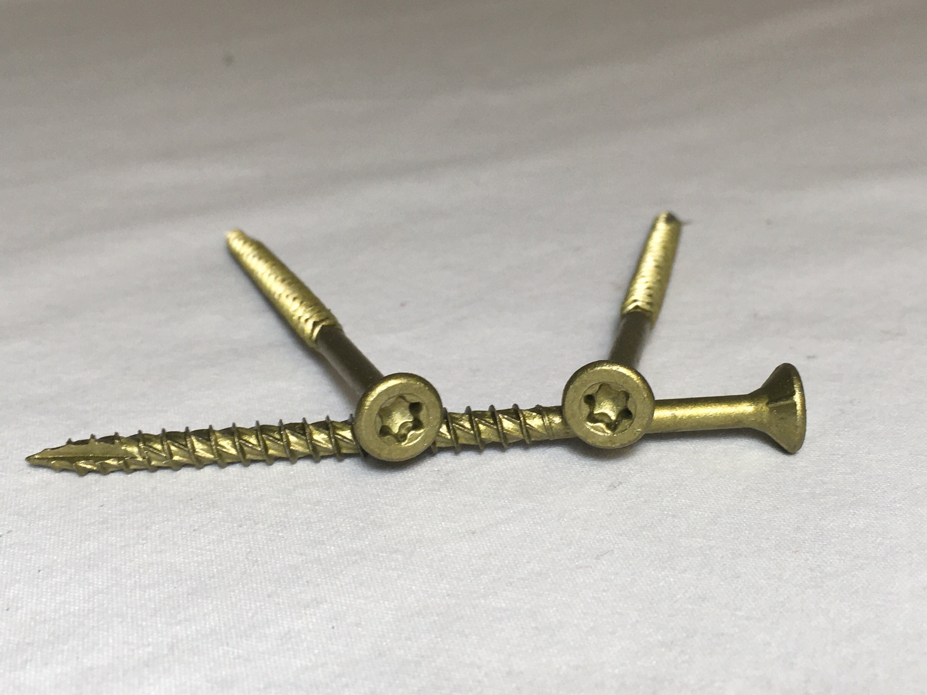 Qty 50 10X3 Power Pro Deck Screws Hillman Fasteners 1000hr Deck Flat ...