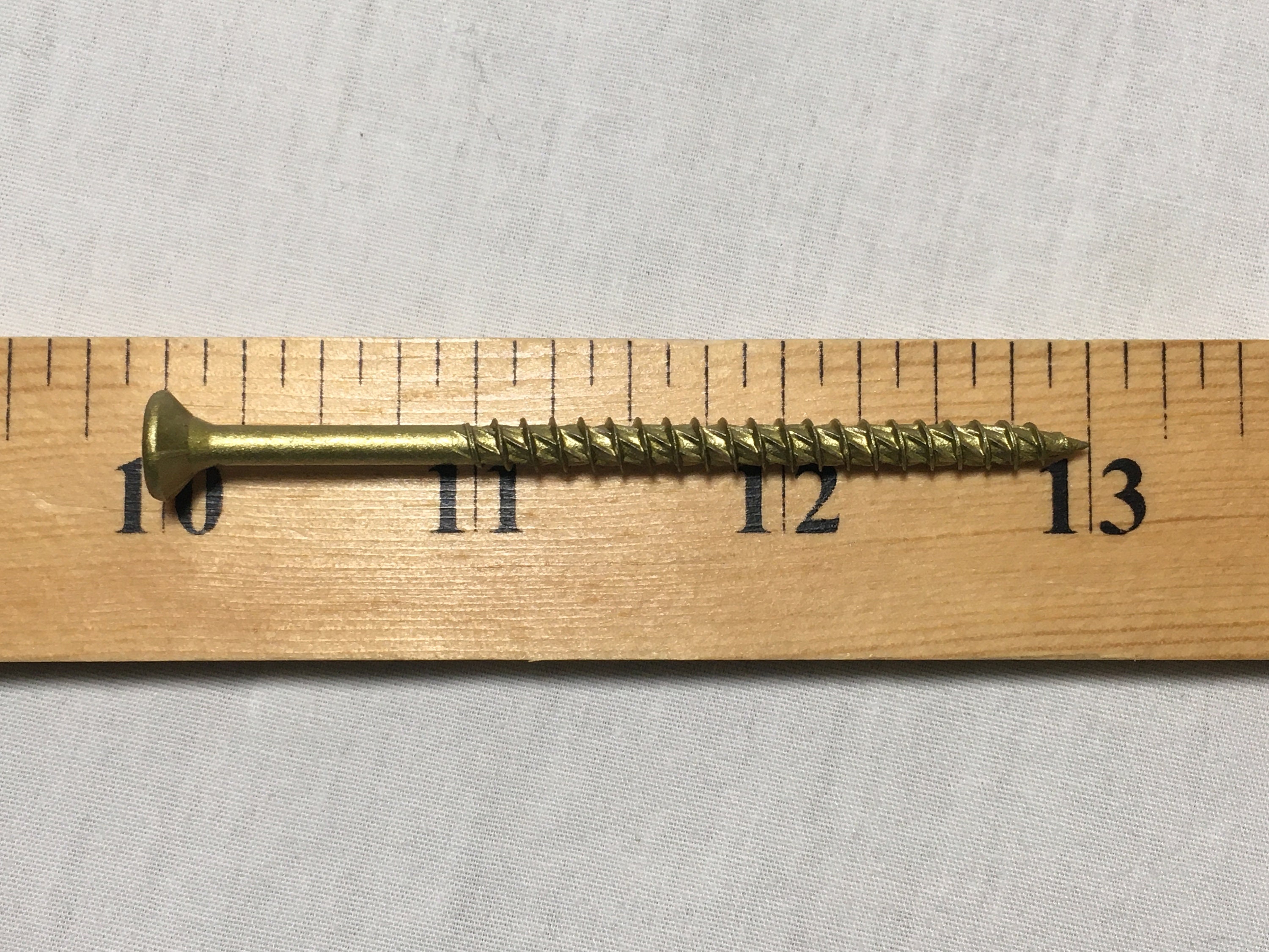 Qty 50 10X3 Power Pro Deck Screws Hillman Fasteners 1000hr Deck Flat ...