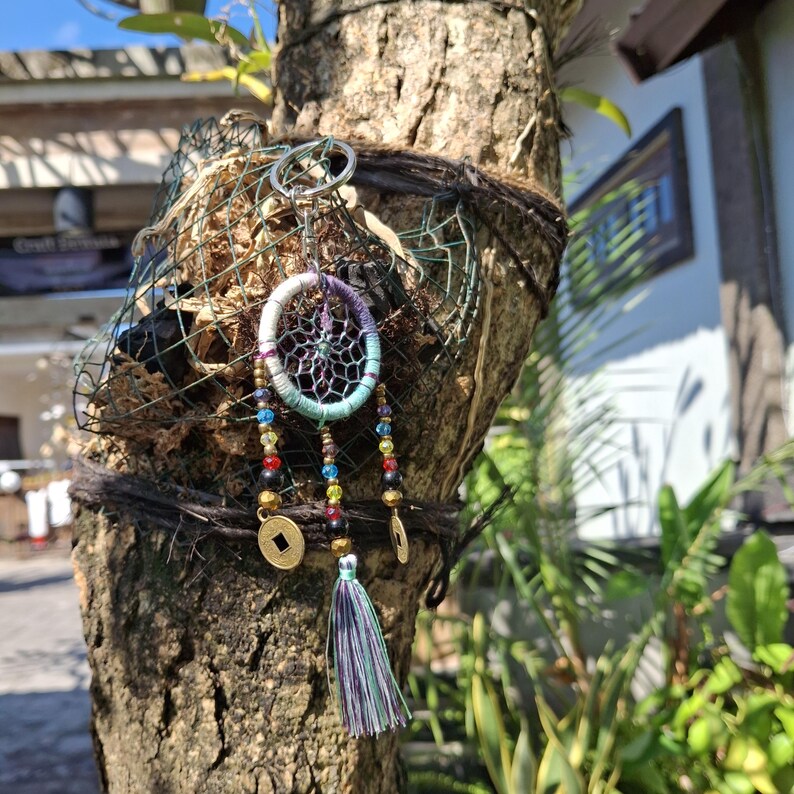 Keychain Dreamcatcher Autentic From Bali With Traditional Coins Set 4 ...