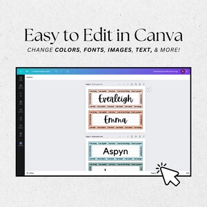 Affirmation Classroom Name Tags, Pastel Name Plates, Rainbow Student ...