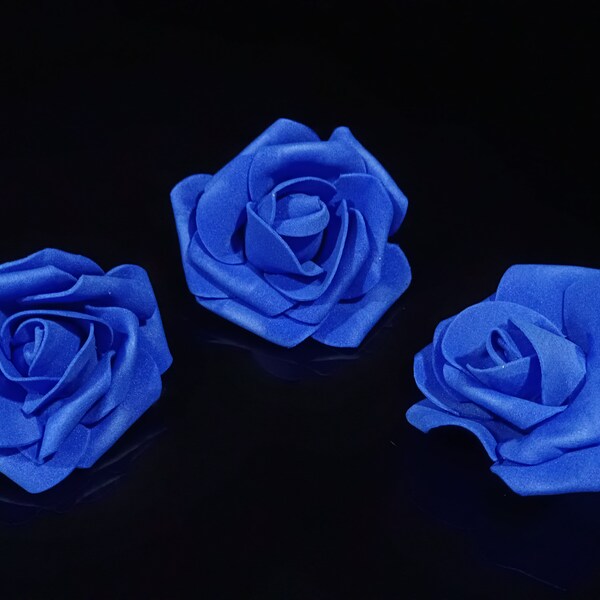 Royal Blue Rose - Etsy