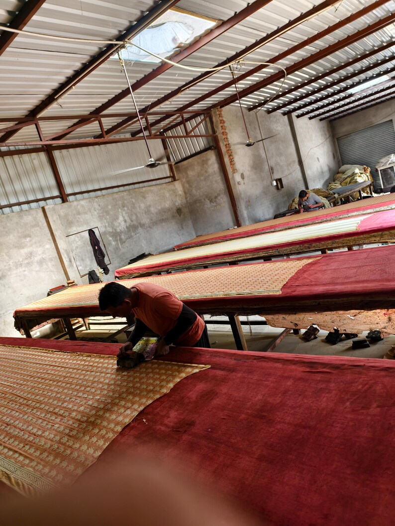 Hand Block Printing Table Cloth, Thick Organic Cotton, Pure "cotton ...