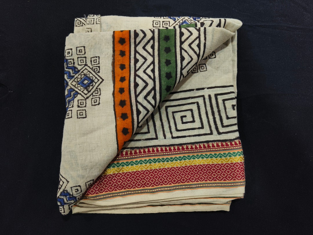 Hand Block Natural Dye Print Wraps and Scarf,cotton Sarong, Sarong ...
