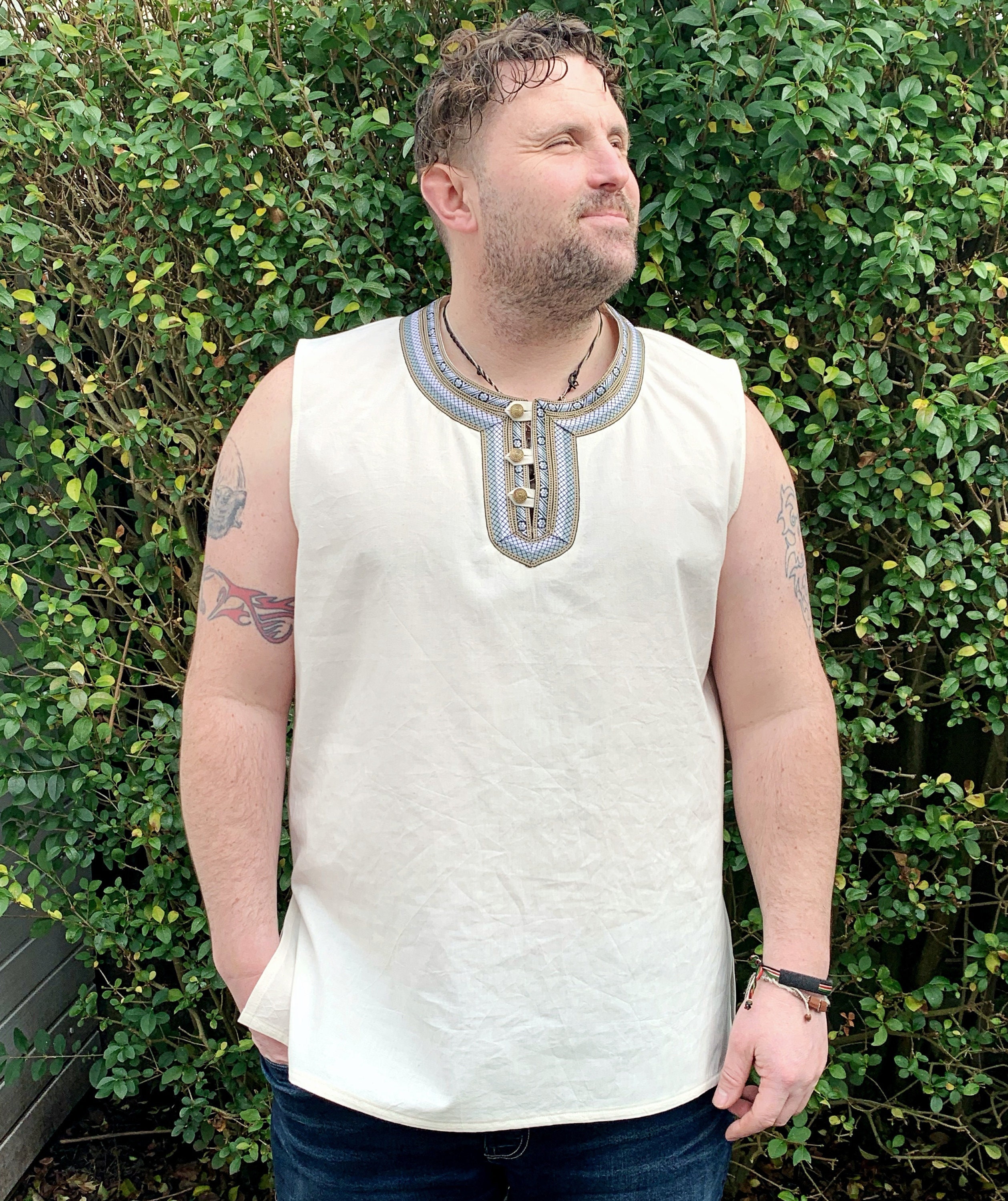 Mens Sleeveless Tunic