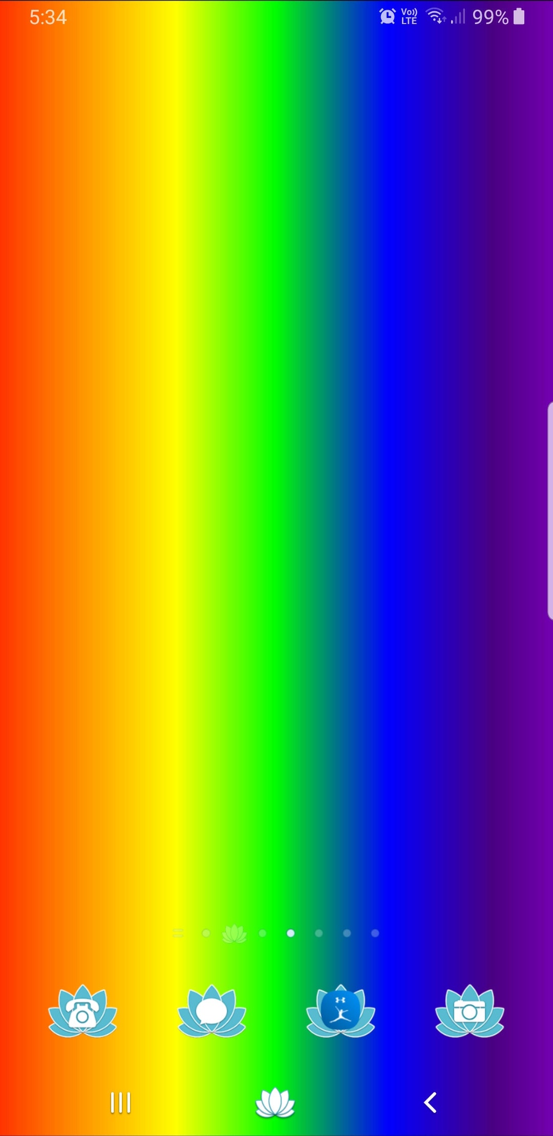 Bright Rainbow Phone Tablet Background Wallpaper Digital File - Etsy