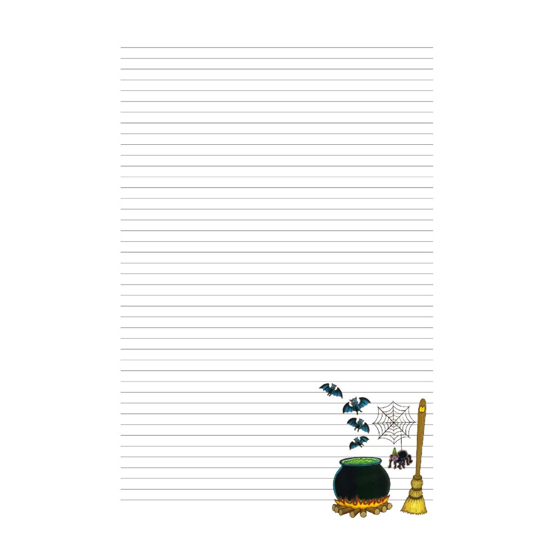 Cauldron Witch Theme Stationery, Instant Download, Printable Paper - Etsy