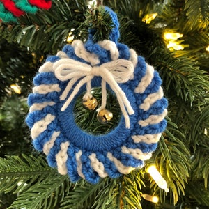 Crochet Wreath Ornament Pattern & Tutorial - PDF Download - Etsy