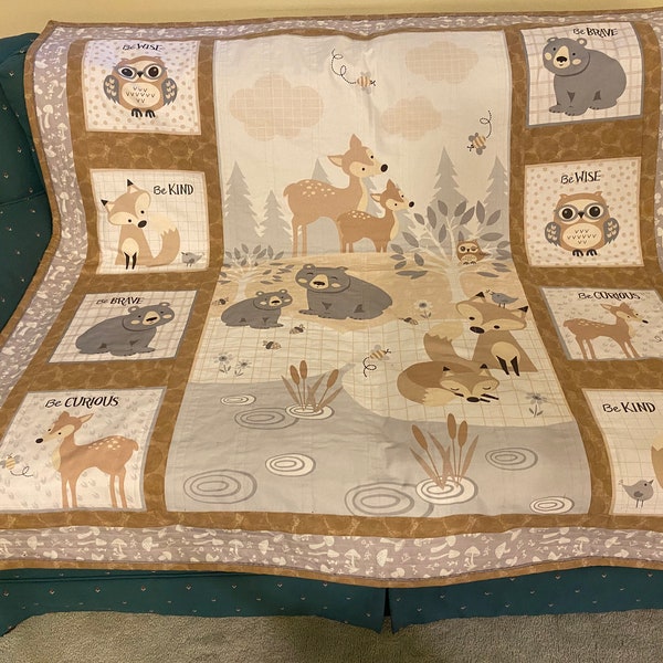 Baby Quilt Panel - Etsy