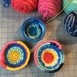 How to Make a Yarn Coil Basket From Clothesline - PDF Download - Etsy