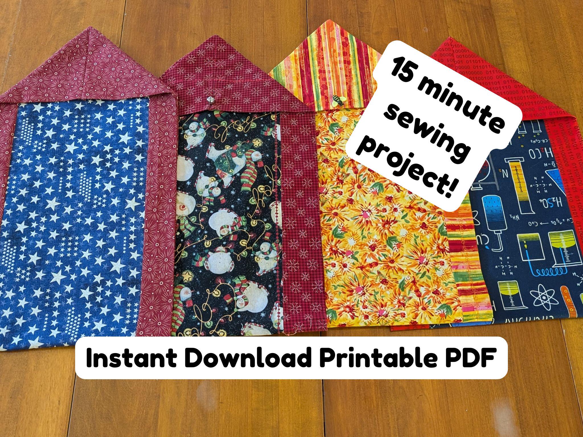 15 Minute Table Runner Pattern PDF Download, 4 Seam Table Runner ...