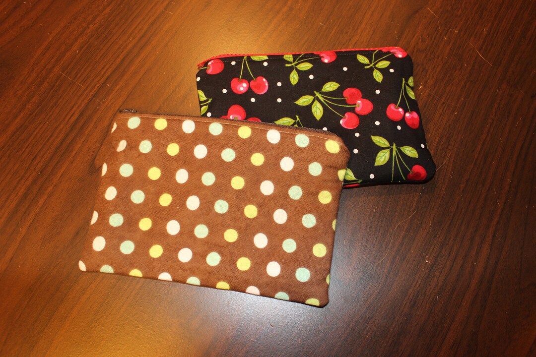 Simple Lined Zipper Pouch Tutorial bag PDF Download - Etsy