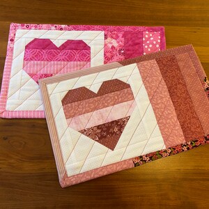 Heart Mug Rug Pattern: Valentine's Day or Mother's Day Sewing Project ...