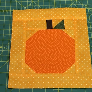 Pumpkin Quilt Block Pattern & Tutorial - PDF Download - Etsy