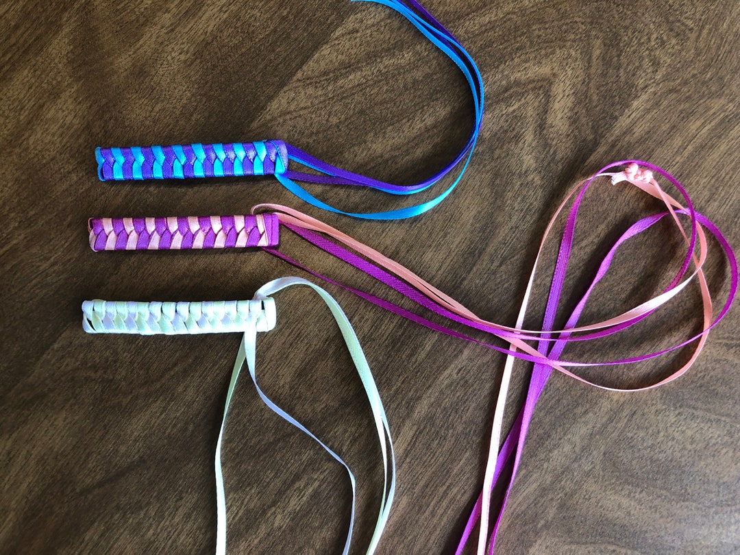 Make Your Own Retro 80's Braided Ribbon Barrette Tutorial - PDF ...