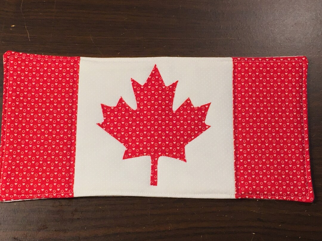 Oh Canada Flag Quilt Block & Mug Rug Tutorial - PDF Download - Etsy