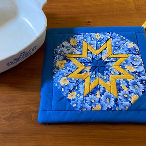Easy Folded Star Potholder Pattern - PDF Download - Etsy