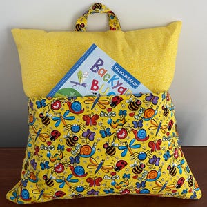 Reading Pillow Sewing Tutorial: DIY Book Pocket Pillow Pattern - 5 ...