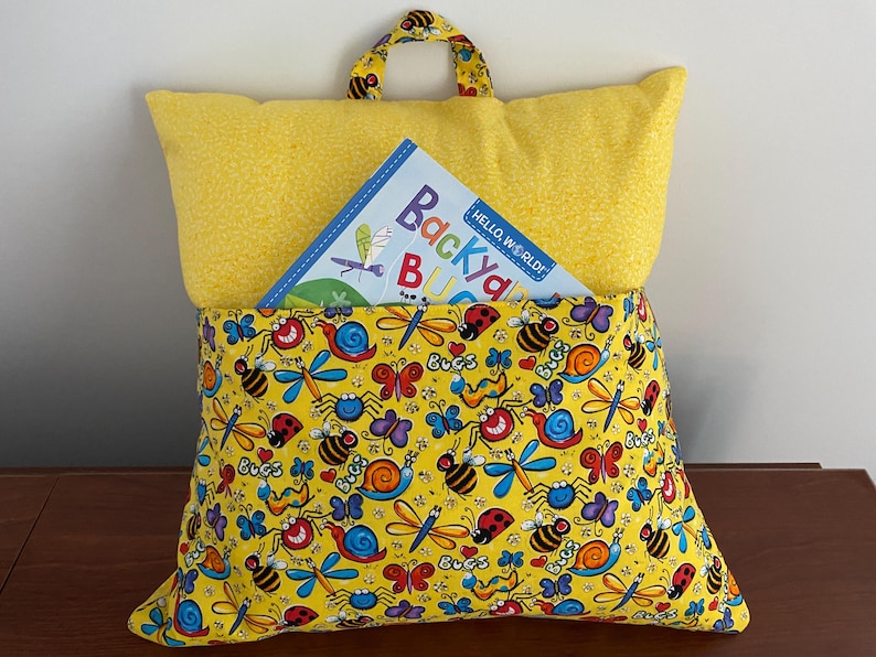 Reading Pillow Sewing Tutorial: DIY Book Pocket Pillow Pattern - 5 ...