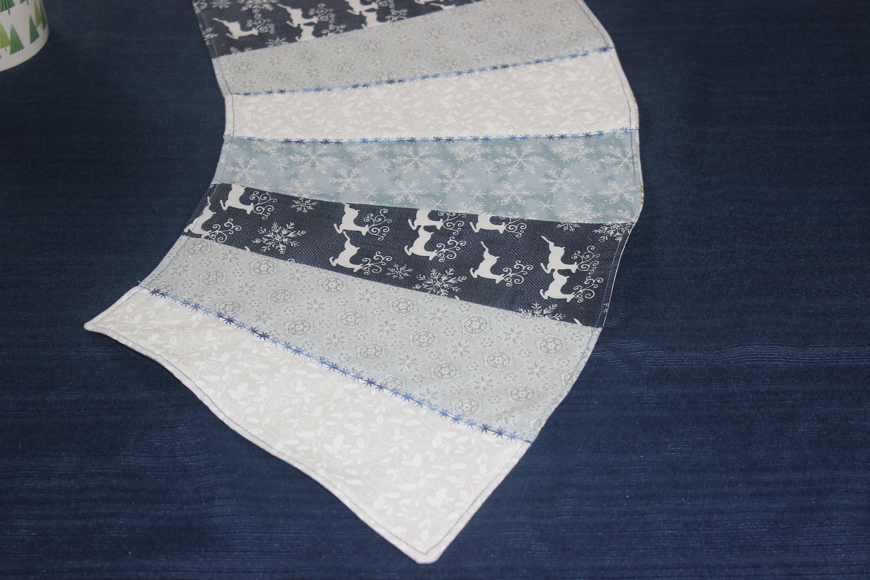 Wavy Table Runner Tutorial: 10 Degree Pattern (PDF Download) - Etsy