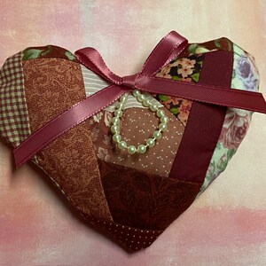 Crazy Patchwork Heart Quilt Pattern - PDF Download - Etsy