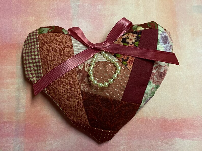 Crazy Patchwork Heart Quilt Pattern PDF Download - Etsy