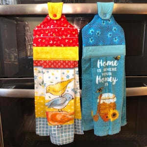 Hanging Kitchen Towel Sewing Pattern: PDF Tutorial With Video (digital ...