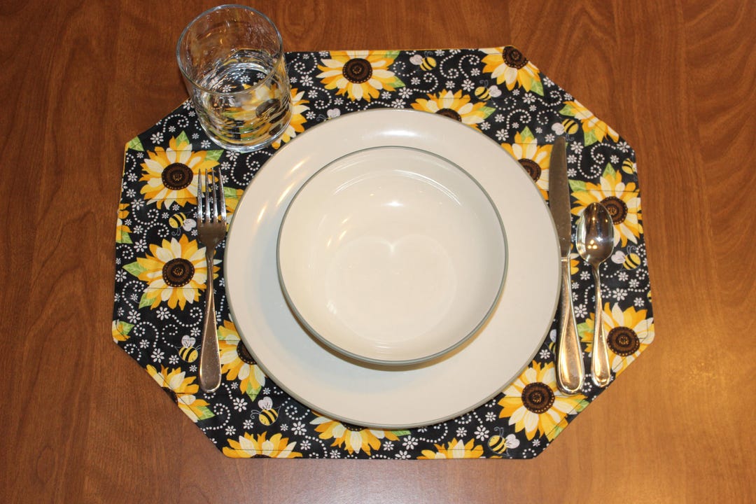 Sew an Easy Quilted Reversible Placemat - PDF Download - Etsy