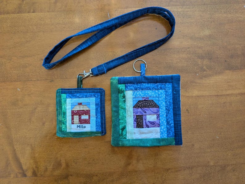 Quilter's Name Tag Pattern | Paper Pieced & Traditional (PDF Download ...