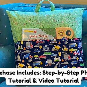 Reading Pillow Sewing Tutorial: DIY Book Pocket Pillow Pattern - 5 ...